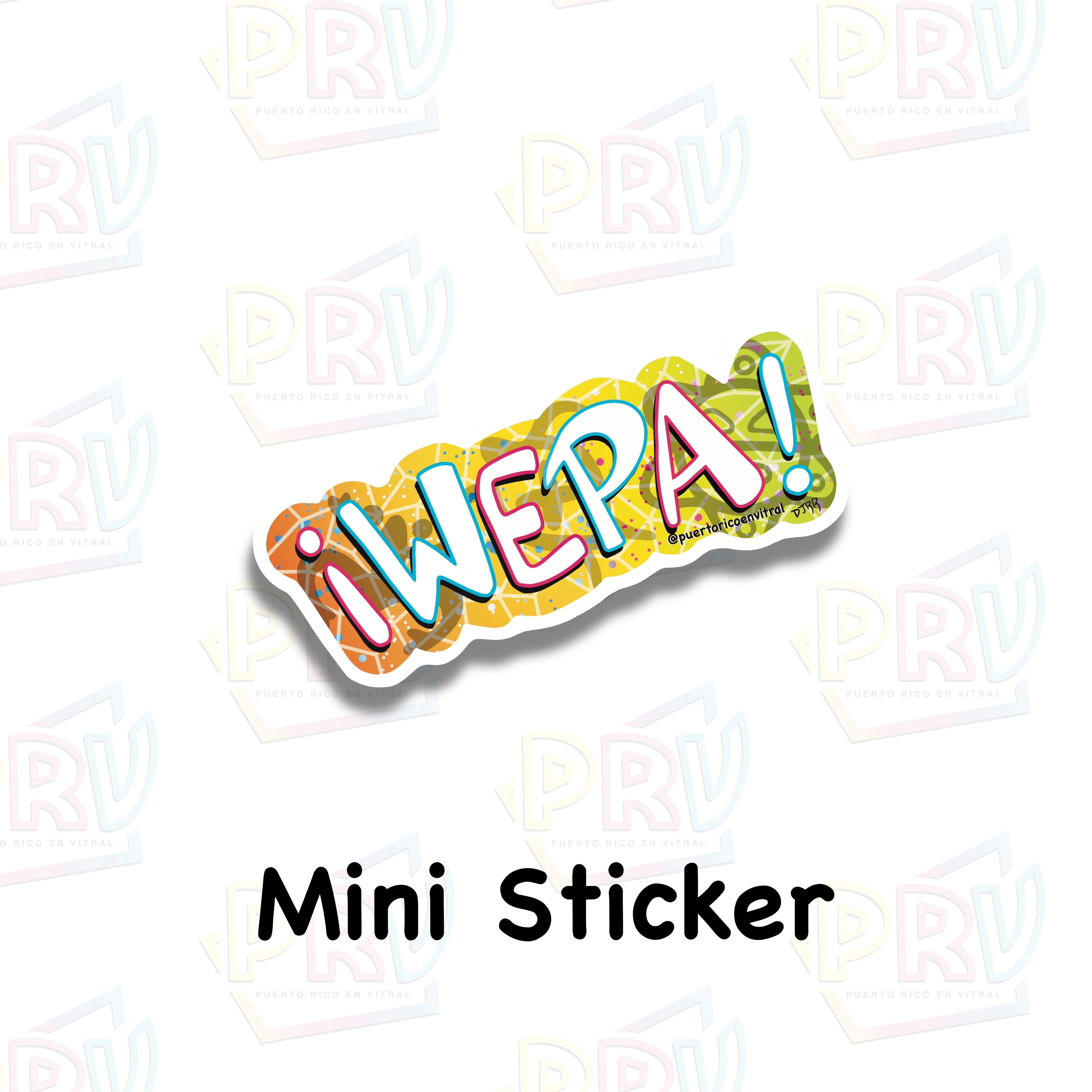 WEPA (Mini Sticker) – Puerto Rico en Vitral