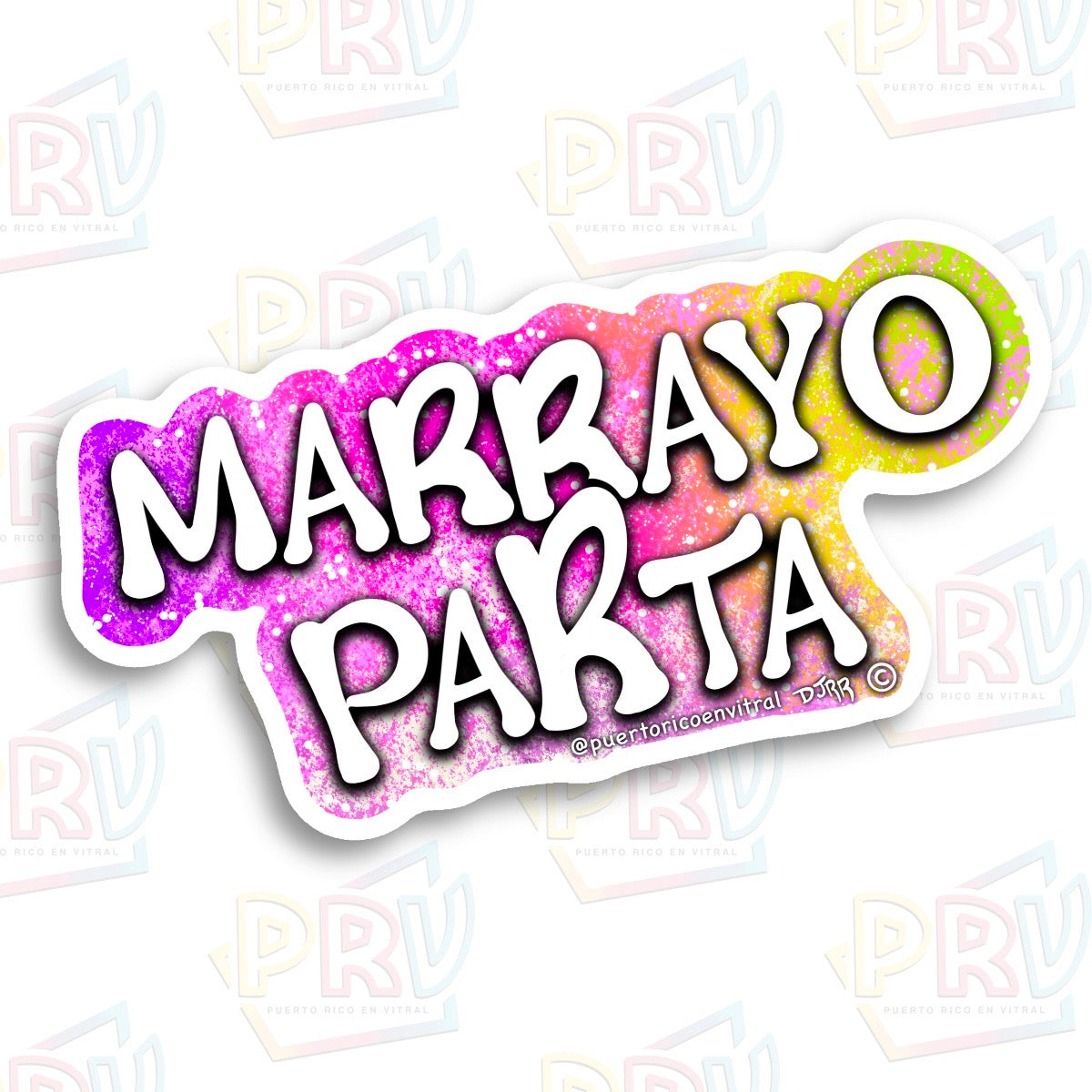 Marrayo Parta (Sticker) – Puerto Rico en Vitral