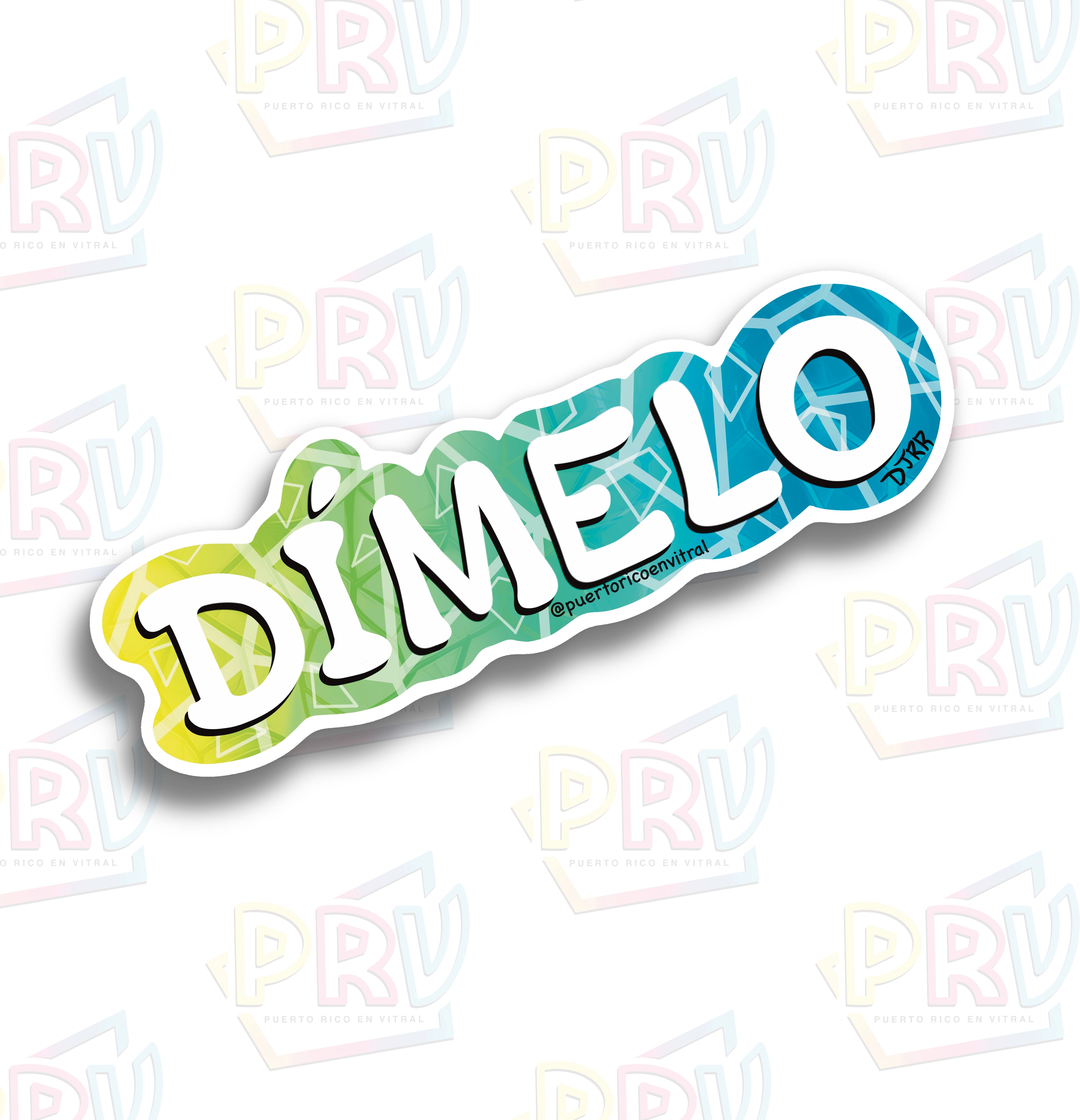 Dímelo (Sticker) – Puerto Rico en Vitral