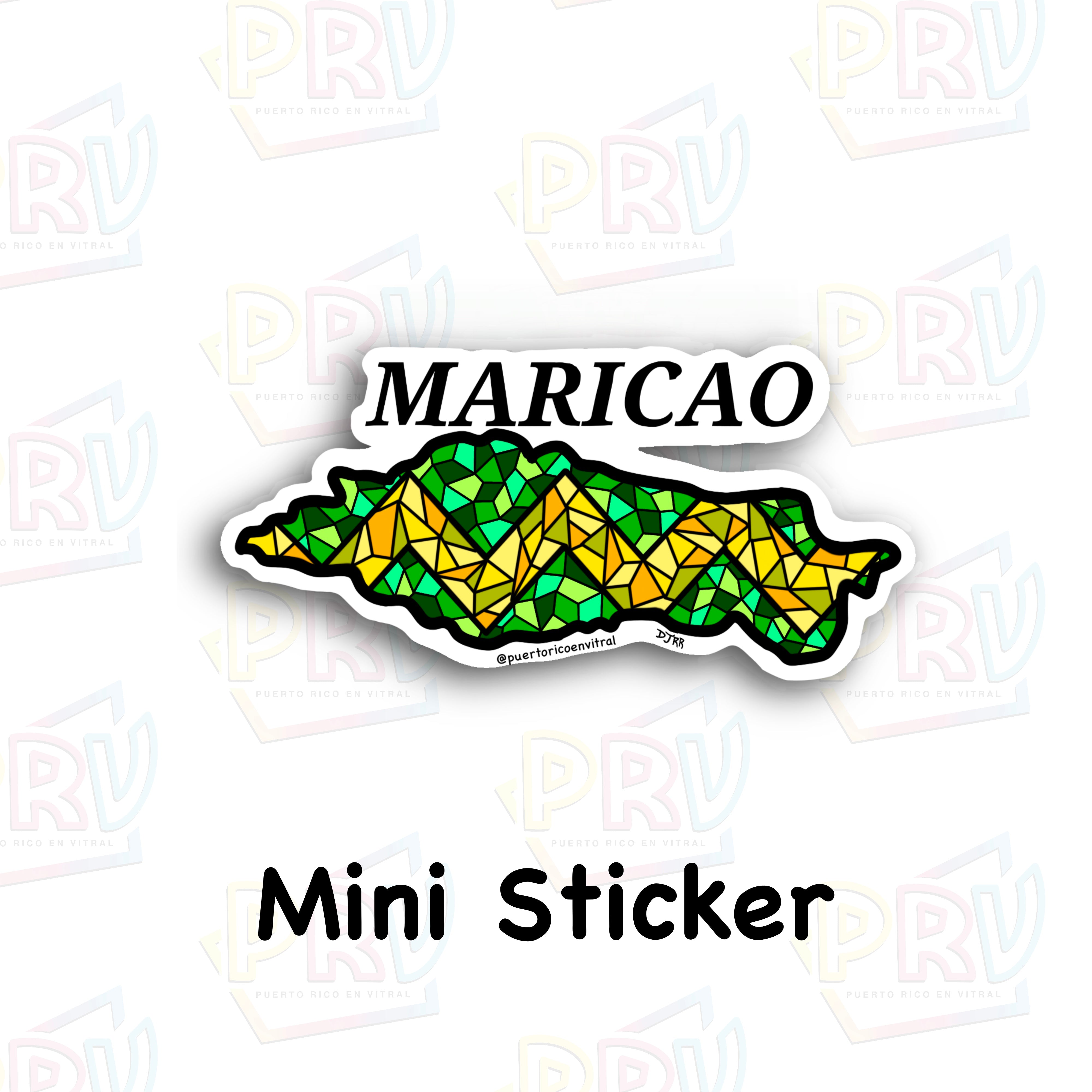 Maricao (Mini sticker) – Puerto Rico en Vitral