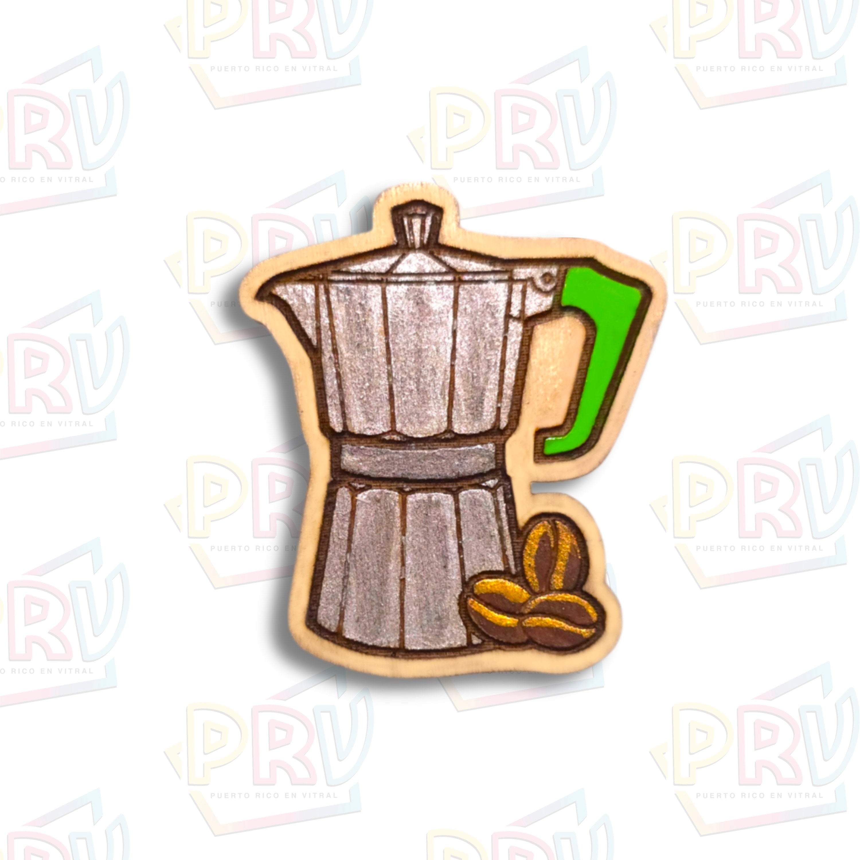 Greca (Wooden Pin) – Puerto Rico en Vitral