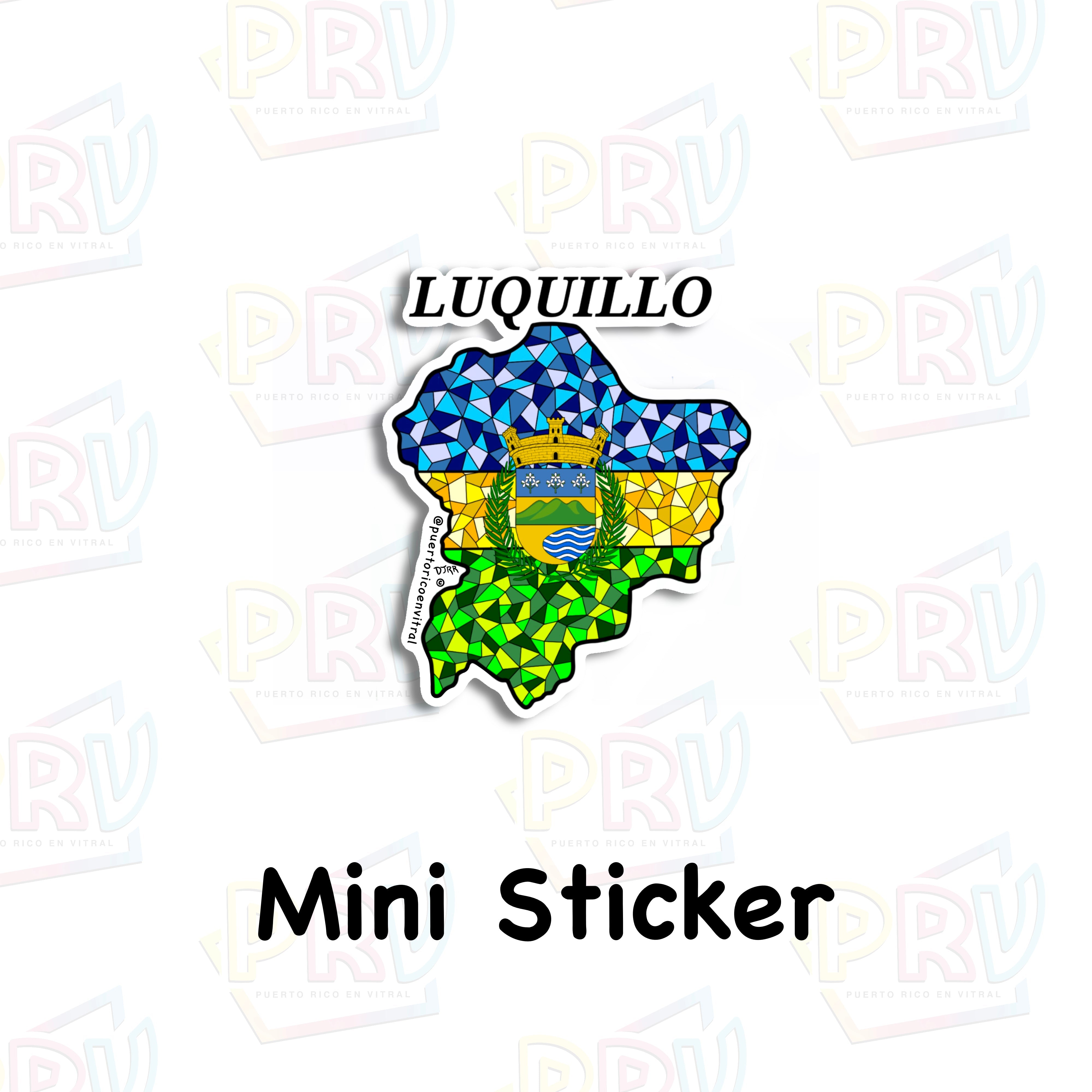 Luquillo (Mini sticker) – Puerto Rico en Vitral