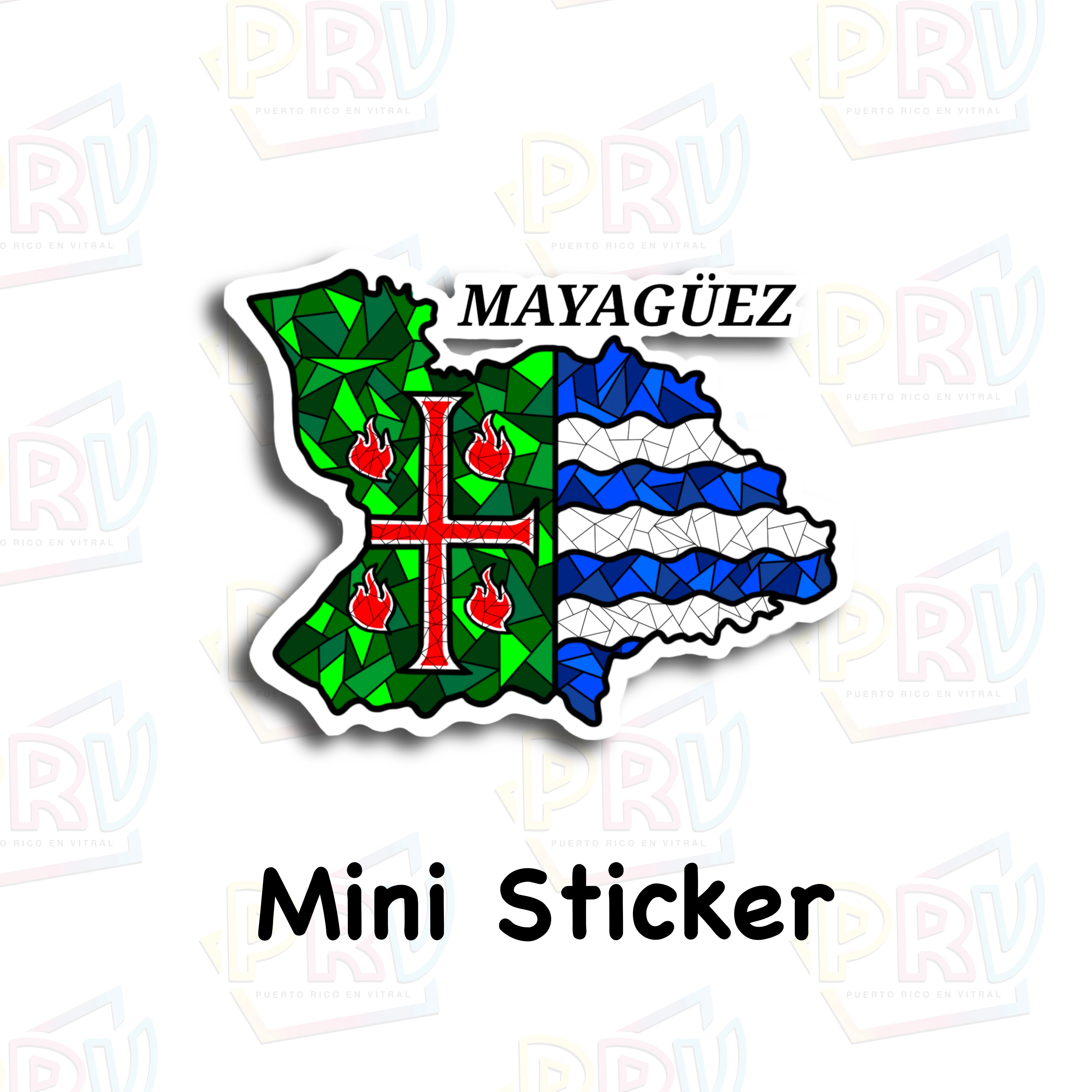 Mayagüez (Mini sticker) – Puerto Rico en Vitral